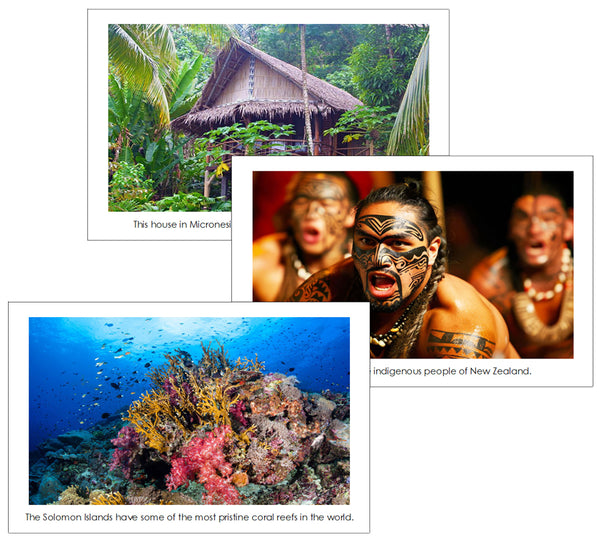 Australia/Oceania Deluxe Continent Bundle - Montessori Print Shop