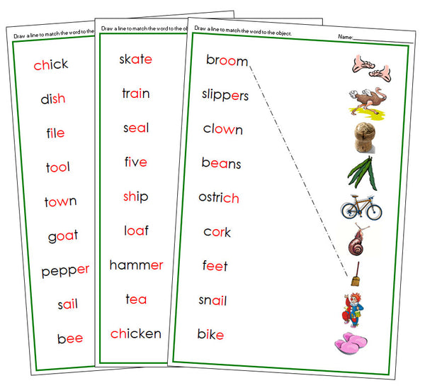 Montessori Green Language Series - Montessori Digital Download ...