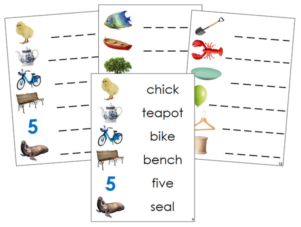 Phonogram Spelling Cards Set 1 Step 3 (photos) - Montessori Digital ...