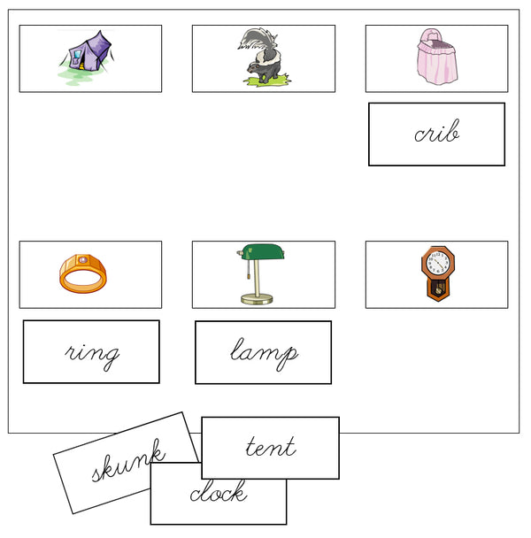 Montessori Step 2 Phonetic Language Series (CURSIVE) - Montessori Print ...