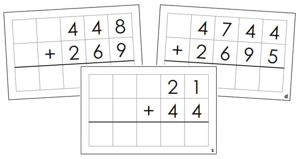Printable Montessori Math Operations Materials - Montessori Print Shop
