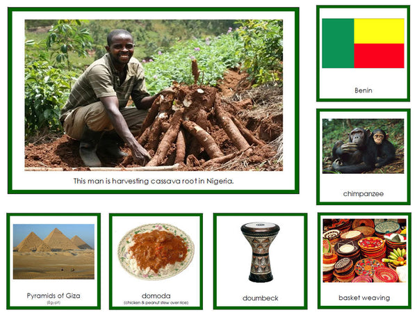 Africa Continent Bundle - Montessori Digital Download - Montessori ...