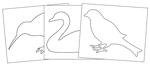 Birds Cutting & Pin Poke - Montessori Print Shop