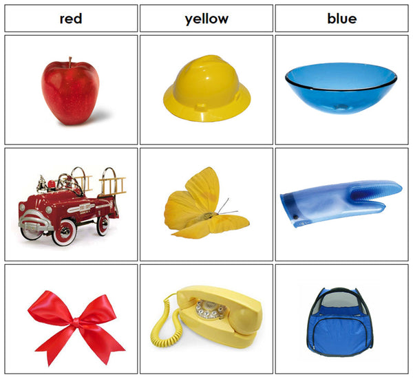 Color Sorting Cards - Montessori Print Shop