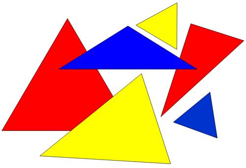 Montessori Detective Adjective Game Triangles - Montessori Print Shop