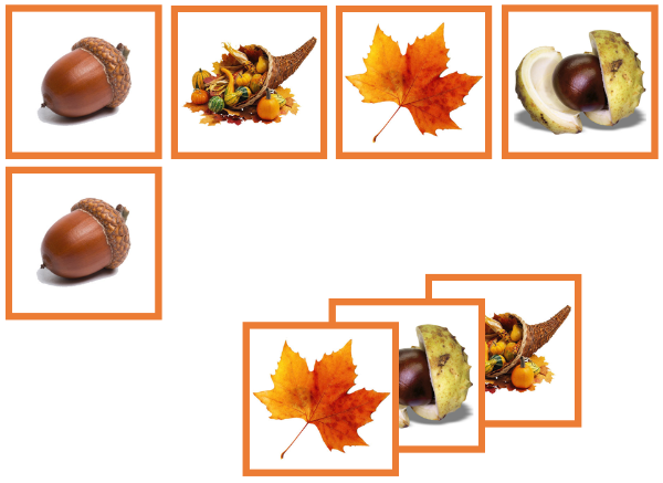 Autumn Matching Cards - Montessori Print Shop