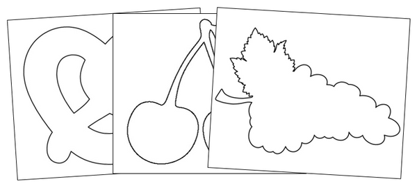 Food Cutting & Pin Poke by Montessori Print Shop