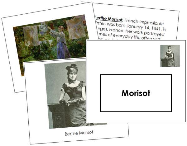 Berthe Morisot Art Book - Montessori Print Shop