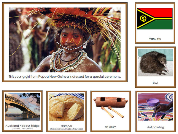 Australia/Oceania Continent Bundle - Montessori Digital Download ...