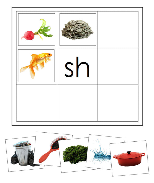 Phonogram Letter Mats - Montessori Print Shop Digital Download