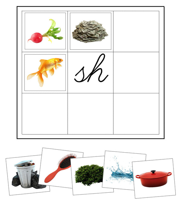 Phonogram Letter Mats (cursive) - Montessori Print Shop Digital Download