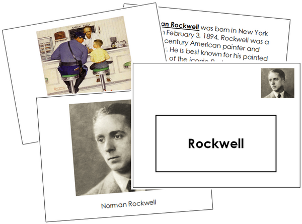 Norman Rockwell Art Book - Montessori Print Shop