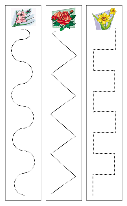 Flowers Cutting Work - Montessori Print Shop