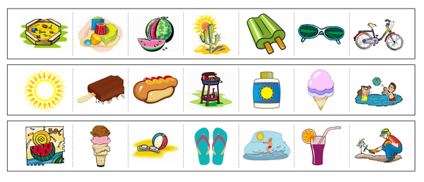 Summer Cutting Work - Montessori Print Shop