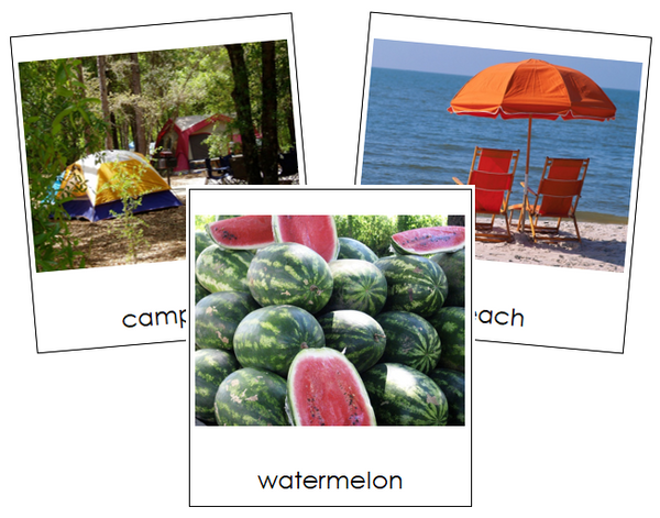 Summer Season - Montessori Print Shop