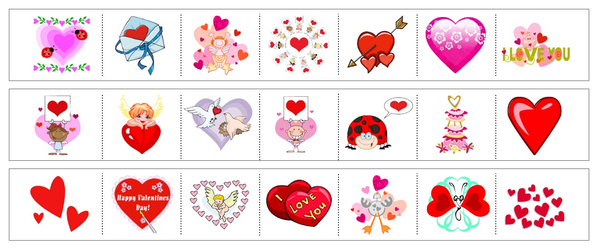 Valentine's Day Cutting Work - Montessori Digital Download - Montessori ...