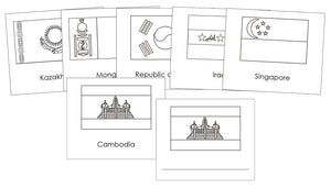 Flags of the World (Blackline Masters) Bundle - Montessori Print Shop