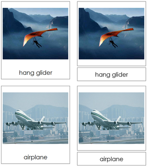 Air Transportation - Montessori Print Shop Digital Download