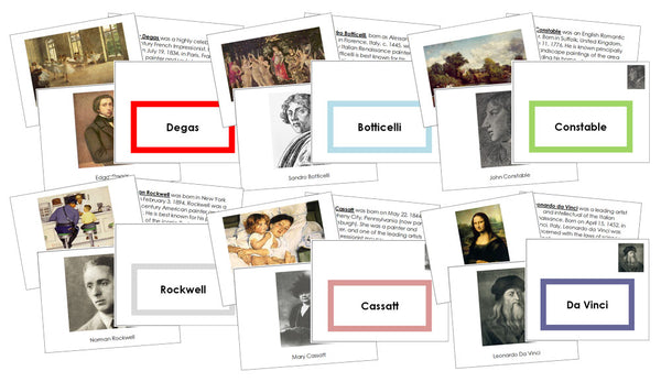 Art Cards Bundle (Set 1) - Montessori Print Shop