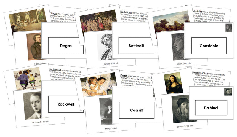 Art Cards Bundle by Montessori Print Shop