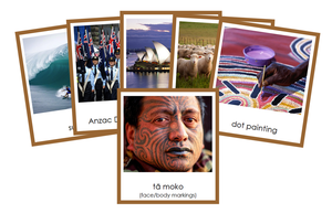 Australia/Oceania Deluxe Continent Bundle - Montessori Print Shop