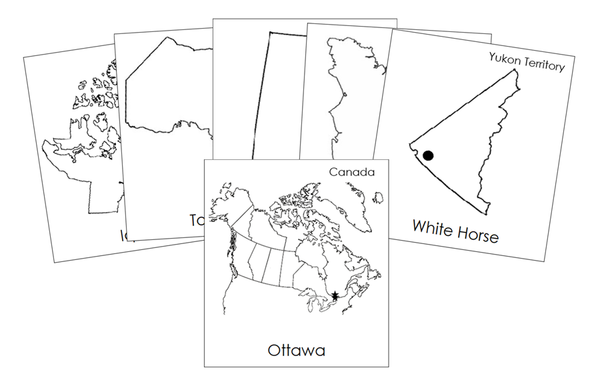 Canadian Capital Cities - Montessori Print Shop Digital Download
