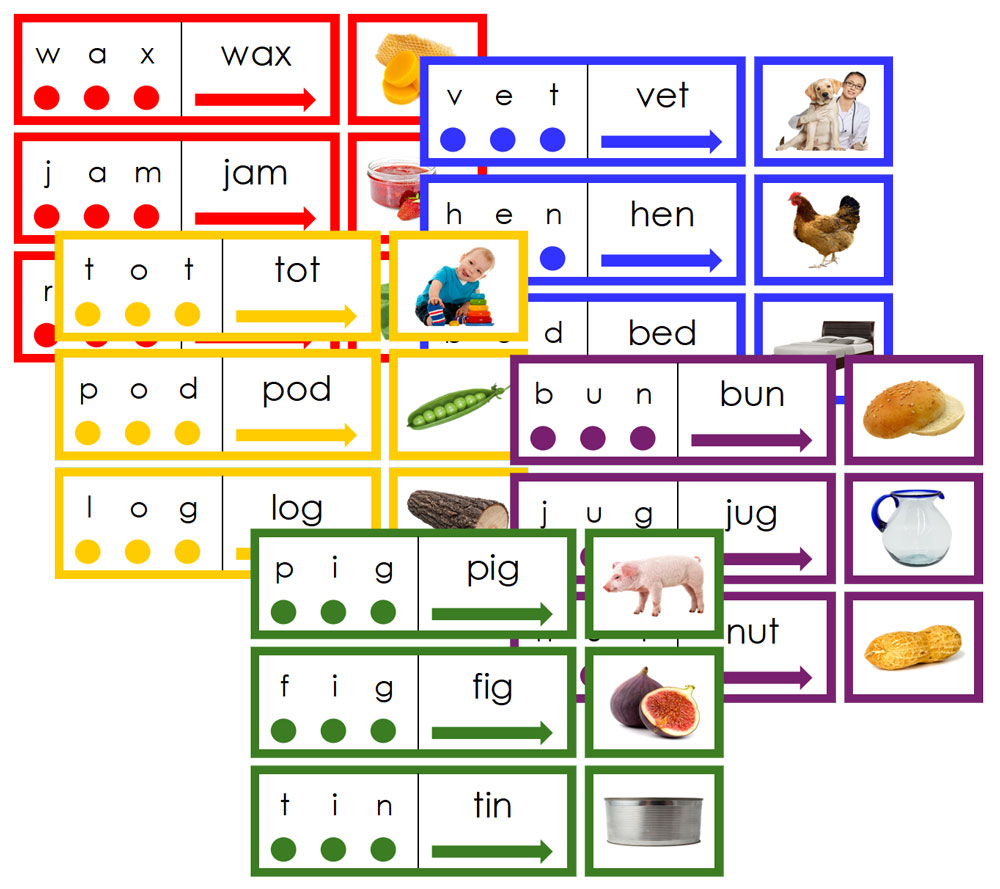 Montessori Color Bead Houses - Montessori Print Shop