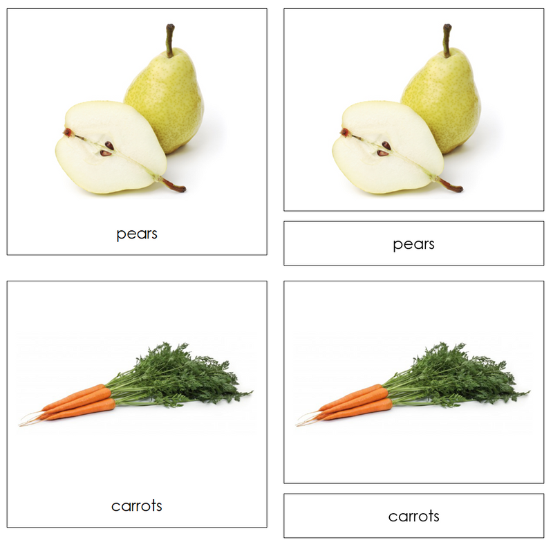 Fruits and Vegetables Safari Toob Cards - Montessori Print Shop Digital ...