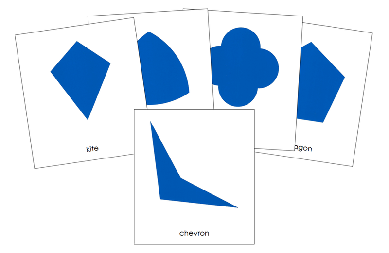 Geometry Cabinet 3-Part Cards - Montessori Print Shop