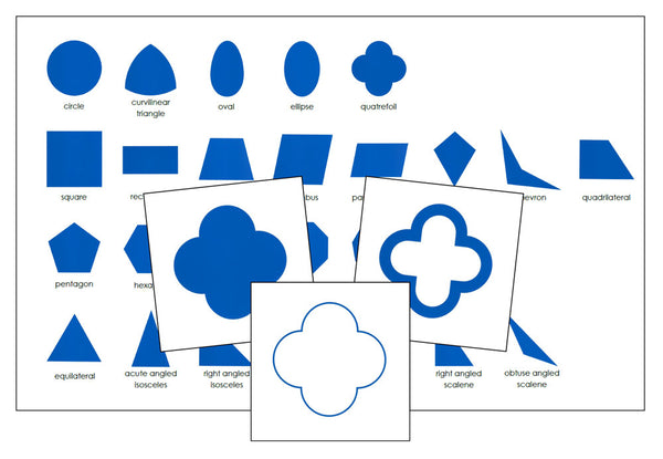 Montessori Geometry Cabinet Cards - Montessori Print Shop Digital Download