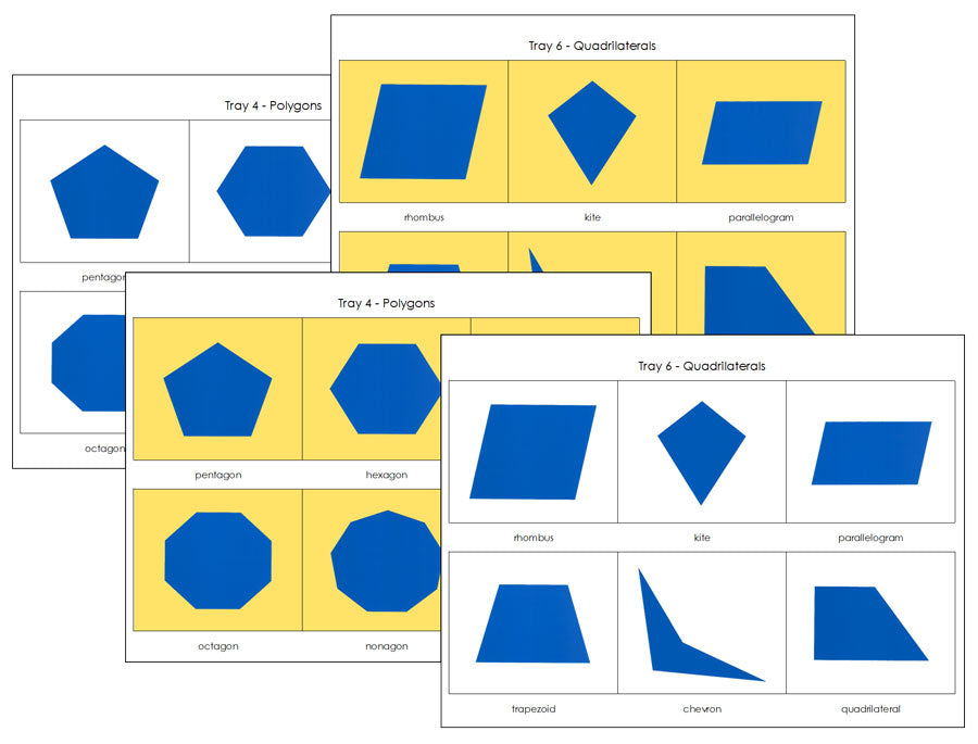 Montessori Geometry Cabinet Control Charts - Montessori Print Shop ...