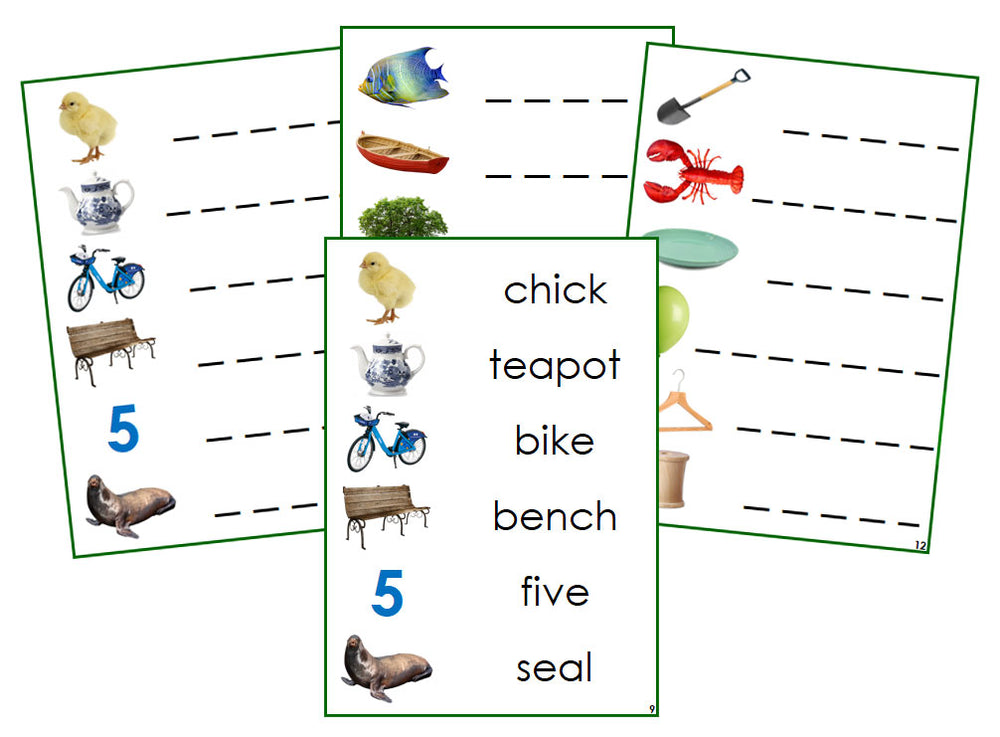 Montessori Green Language Series (photos) - Montessori Digital Download ...