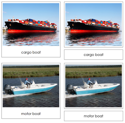In The Water Safari Toob Cards - Montessori Print Shop