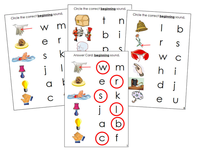 Initial Sound Choice Cards (Step 2) - Montessori Print Shop Digital ...