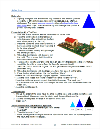 Primary Montessori Language Teaching Manual - Montessori Digital ...