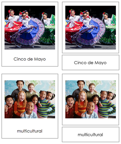 North American Culture Cards by Montessori Print Shop