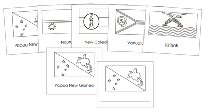 Flags of the World (Blackline Masters) Bundle - Montessori Print Shop