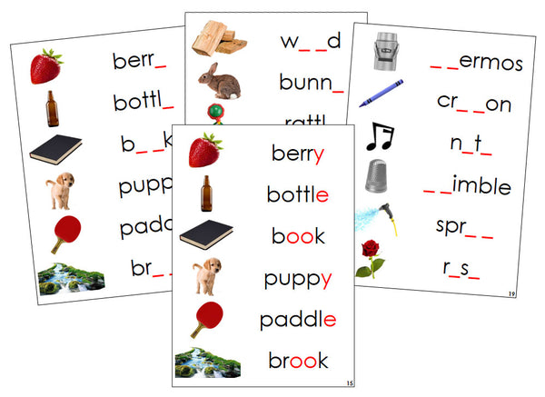 Phonogram Sound Cards Set 2 Step 3 (photos) - Montessori Print Shop