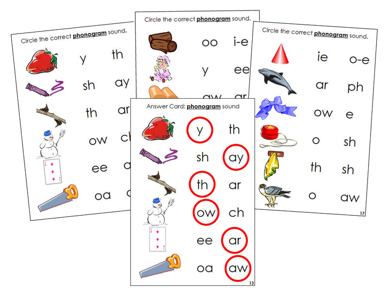 Phonogram Sound Choice Cards Set 2 (Step 3) - Montessori Print Shop ...