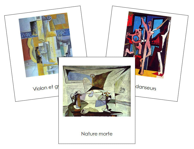 French - Pablo Picasso Art Cards - Montessori Print Shop Digital Download