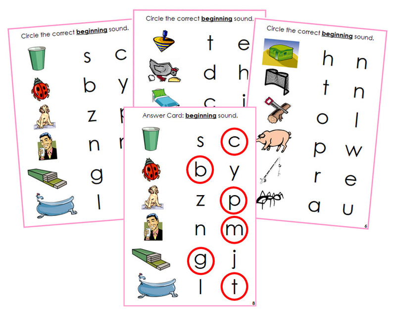 Montessori Pink Language Series - Montessori Print Shop Digital Download
