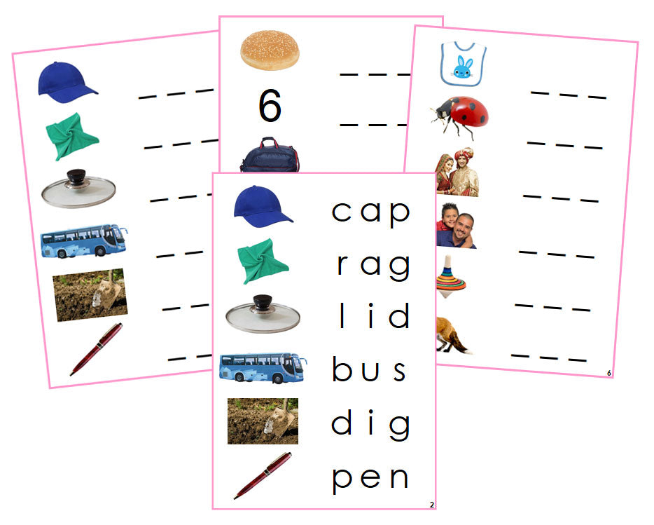 Montessori Pink Language Series (photos) - Montessori Digital Download ...