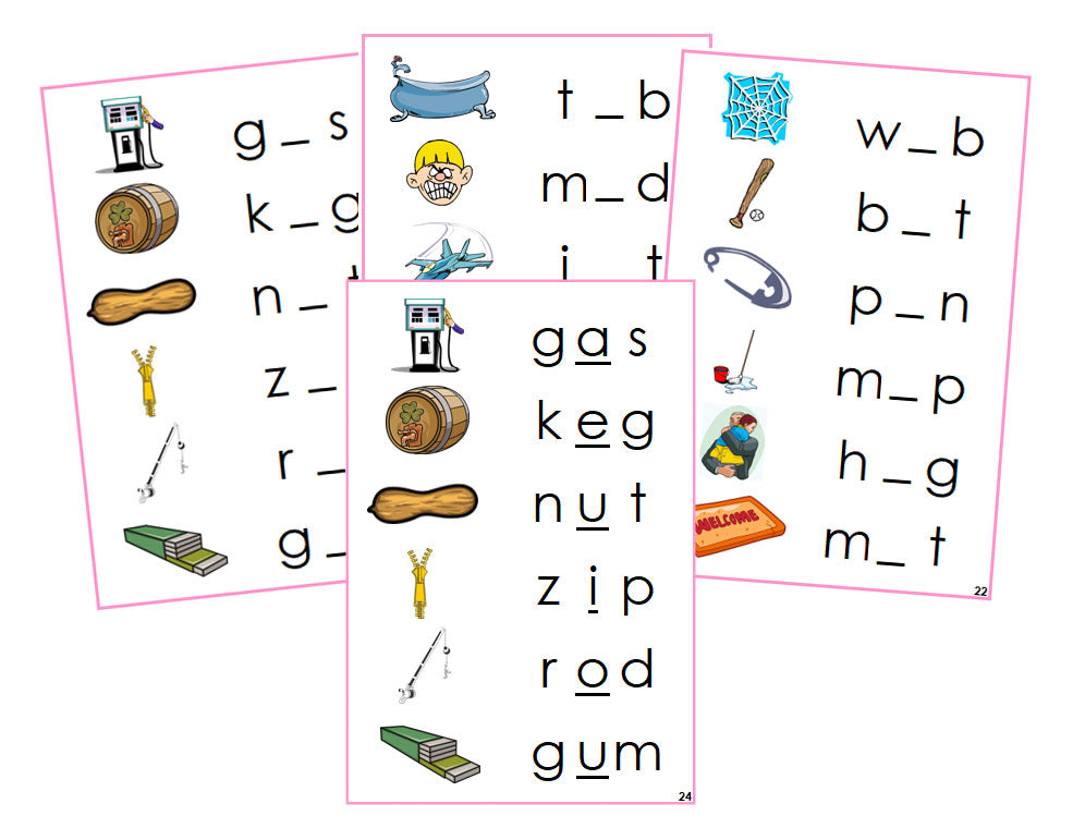 Montessori Pink Language Series - Montessori Print Shop Digital Download