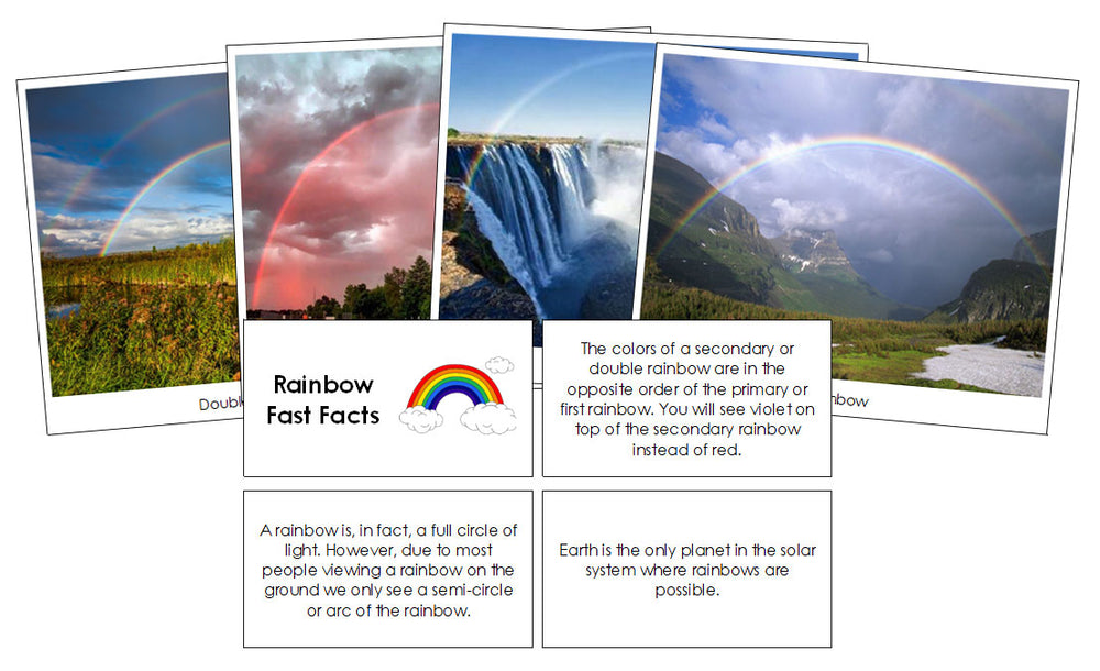 Rainbow Fast Facts & Pictures - Montessori Print Shop