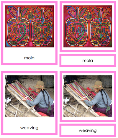 Culture of South America Cards - Montessori Print Shop Digital Download