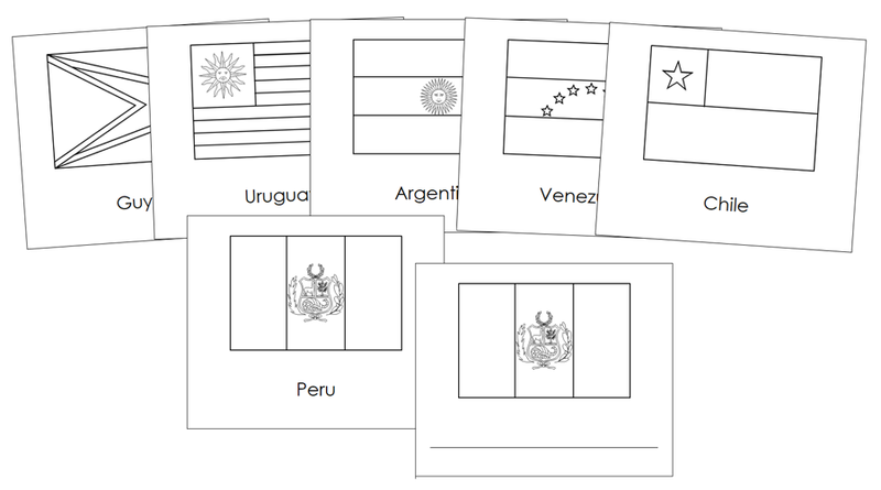 Flags of the World (Blackline Masters) Bundle - Montessori Print Shop