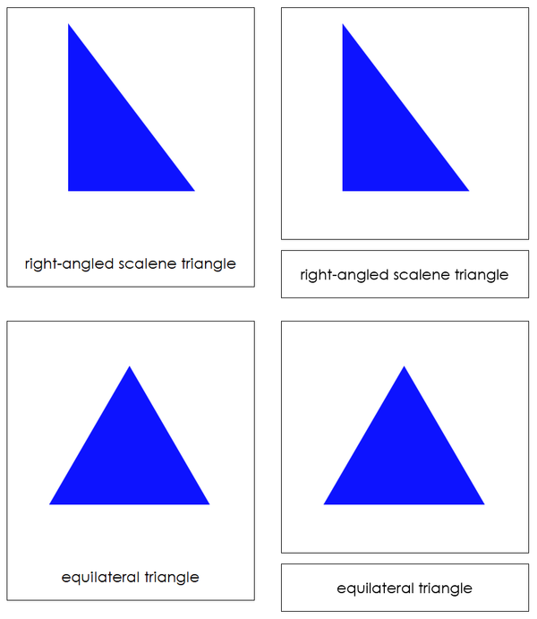 Triangles (Simple Concepts) - Montessori Print Shop Digital Download