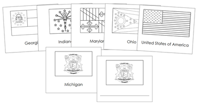 Flags of the World (Blackline Masters) Bundle - Montessori Print Shop