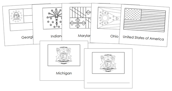 Flags of the World (Blackline Masters) Bundle - Montessori Print Shop