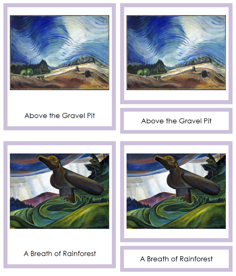 Art Cards Bundle (Set 1) - Montessori Print Shop Digital Download